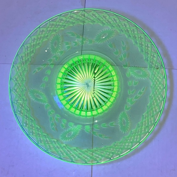 Art | Elegant Uranium Decorative Plate | Poshmark